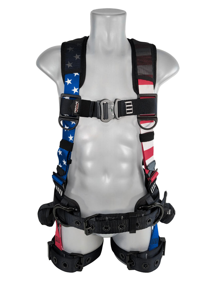 Frontline 110CTB-AM American Style Full Body Harness with Aluminum Har ...