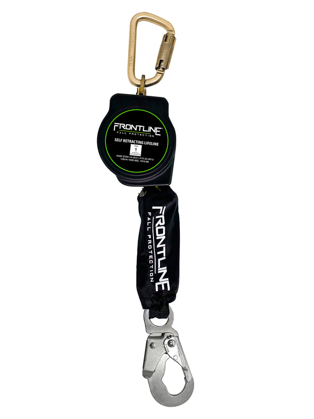 Frontline RPAS Aramid Fiber Web Single Leg SRL with Steel Snap Hook En ...