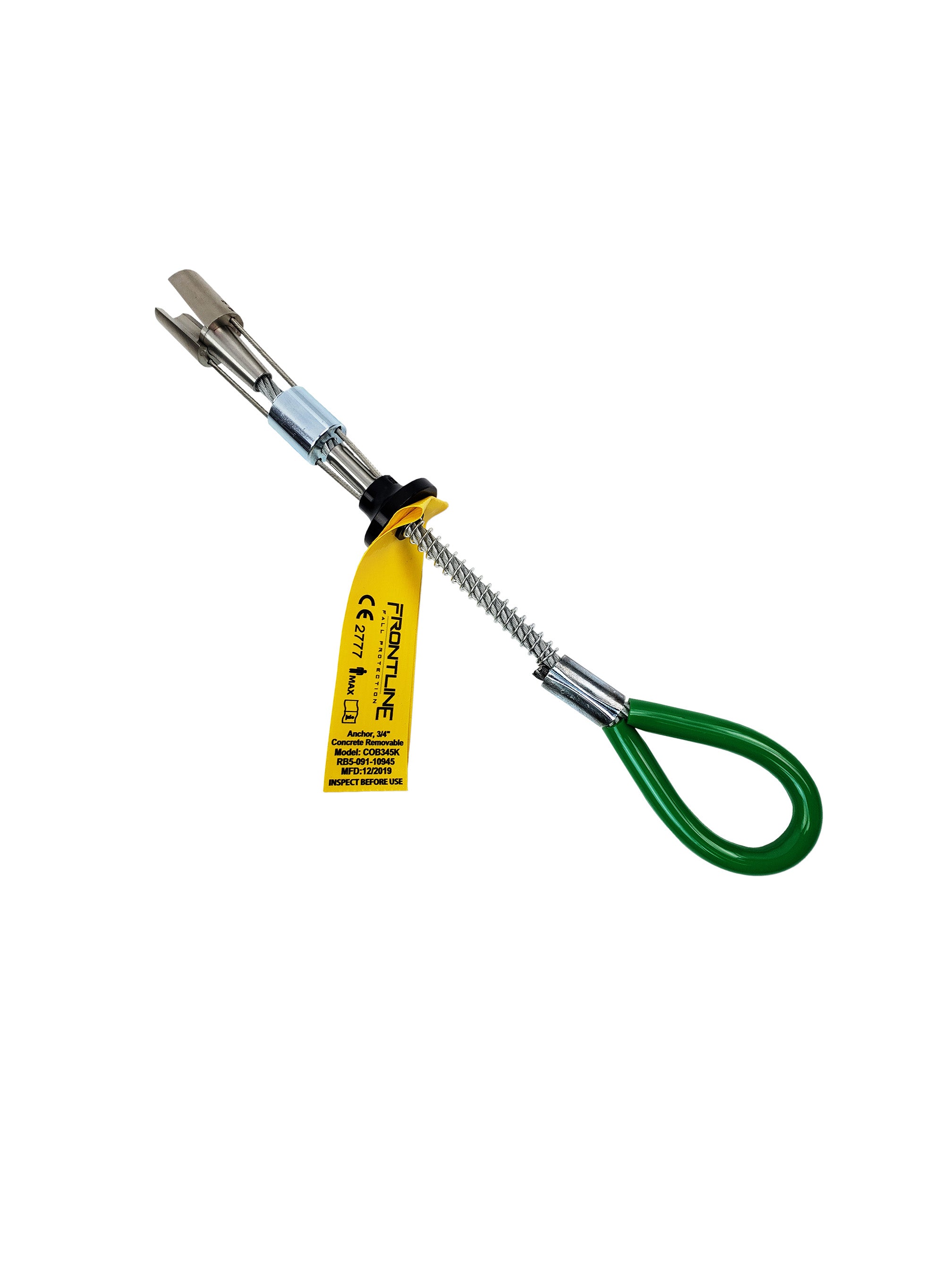 Frontline COB345K Reusable 5K Concrete Anchor Bolt – Frontline Fall ...