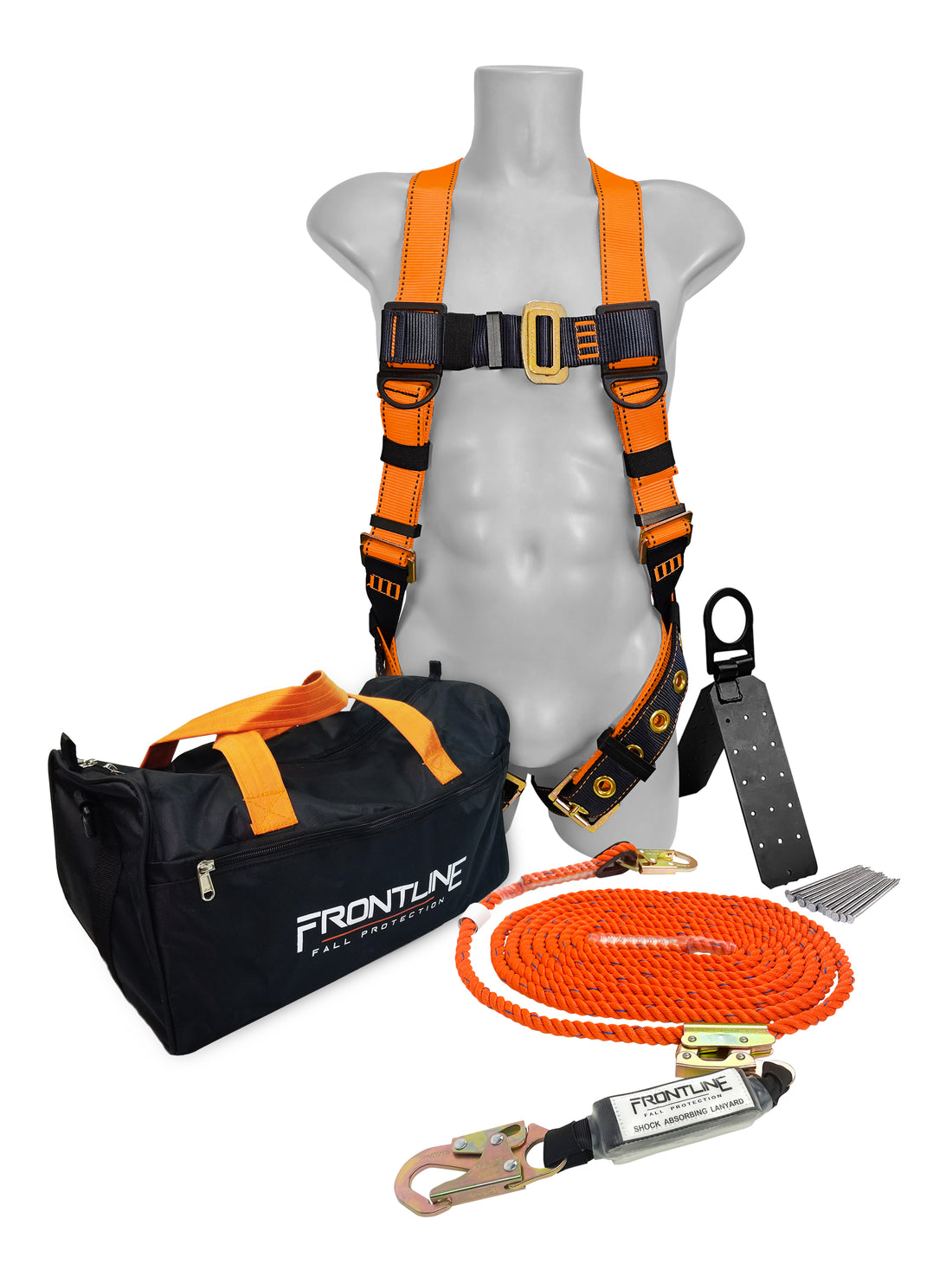 Frontline RK5PTB Combat™ Complete Roofers Kit – Frontline Fall Protection