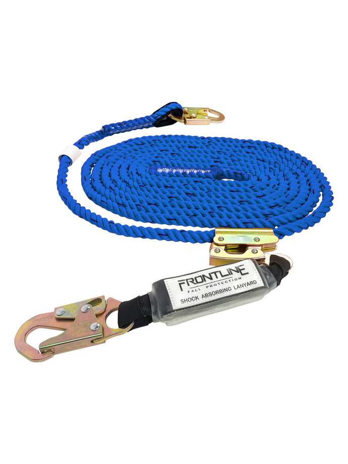 Frontline VLP50R3L-AM American Style Vertical Lifeline with 12" Shock ...