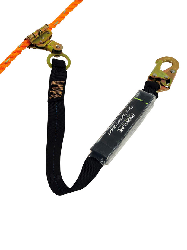 Frontline RGSS58ES Self-tracking Rope Grab 5/8" with 3' Lanyard ...