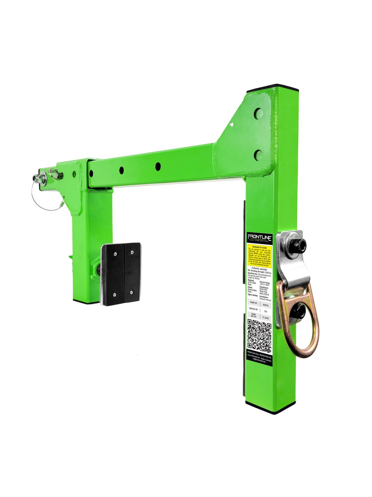 Frontline ROP16 Parapet Adjustable Non-Penetrating Anchor – Frontline ...