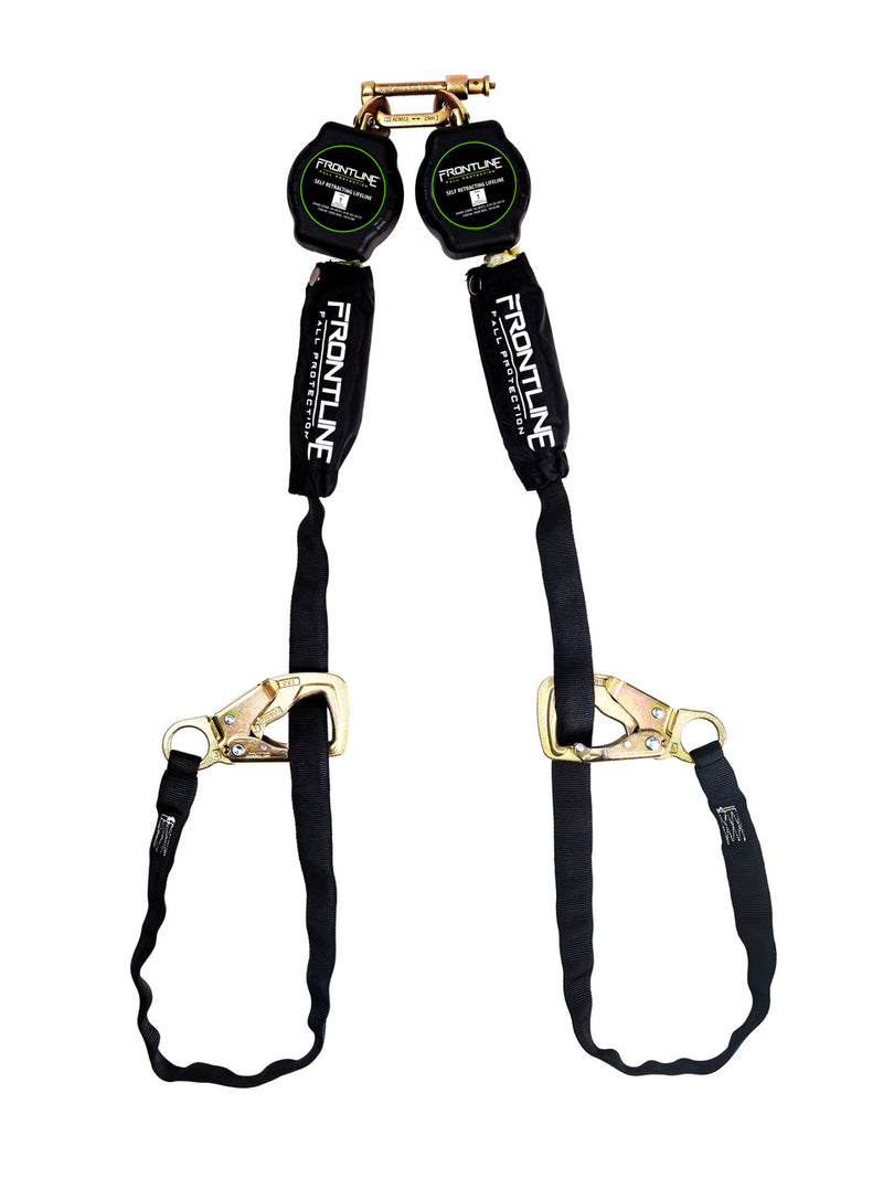 Frontline RPA092TB Tie Back Twin Leg Web 9' SRL with Tie Back Hook End ...