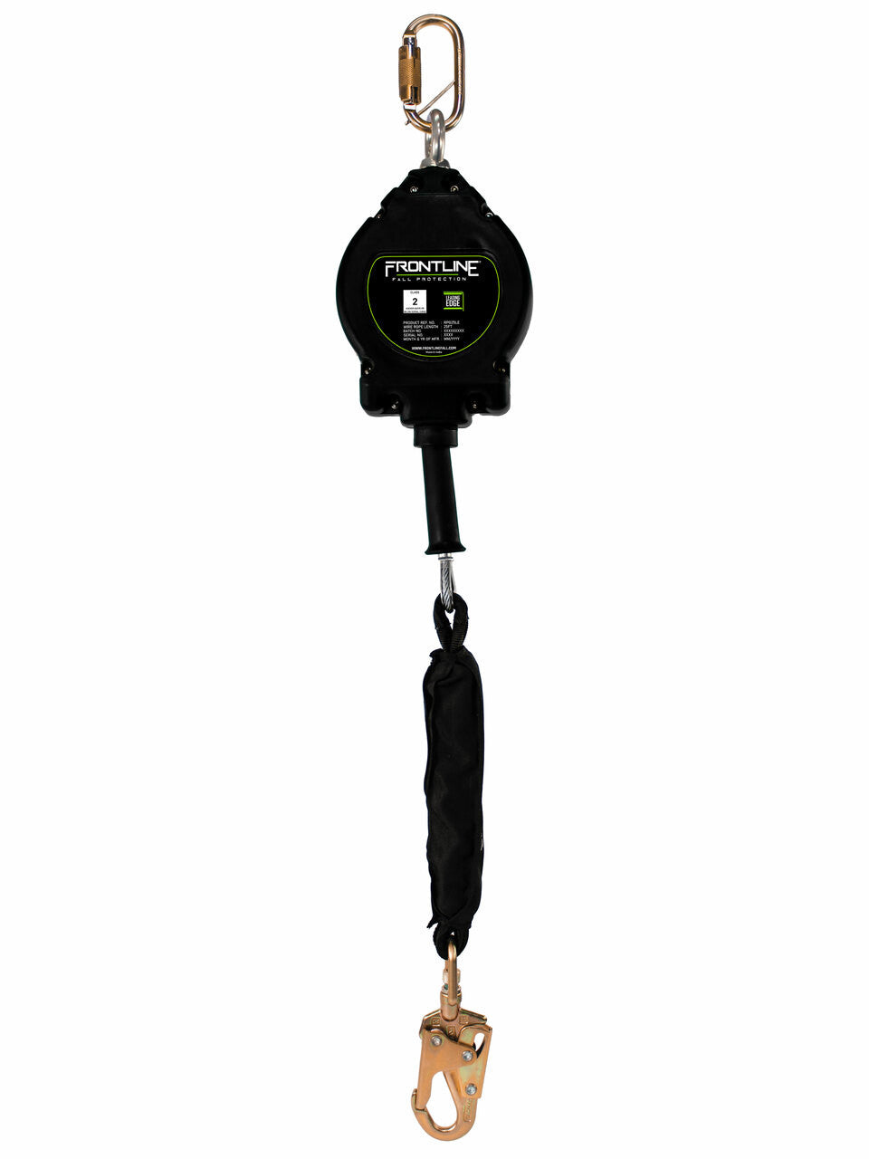 Frontline RPGLE Leading Edge Cable Single Leg SRL with Steel Snap Hook ...