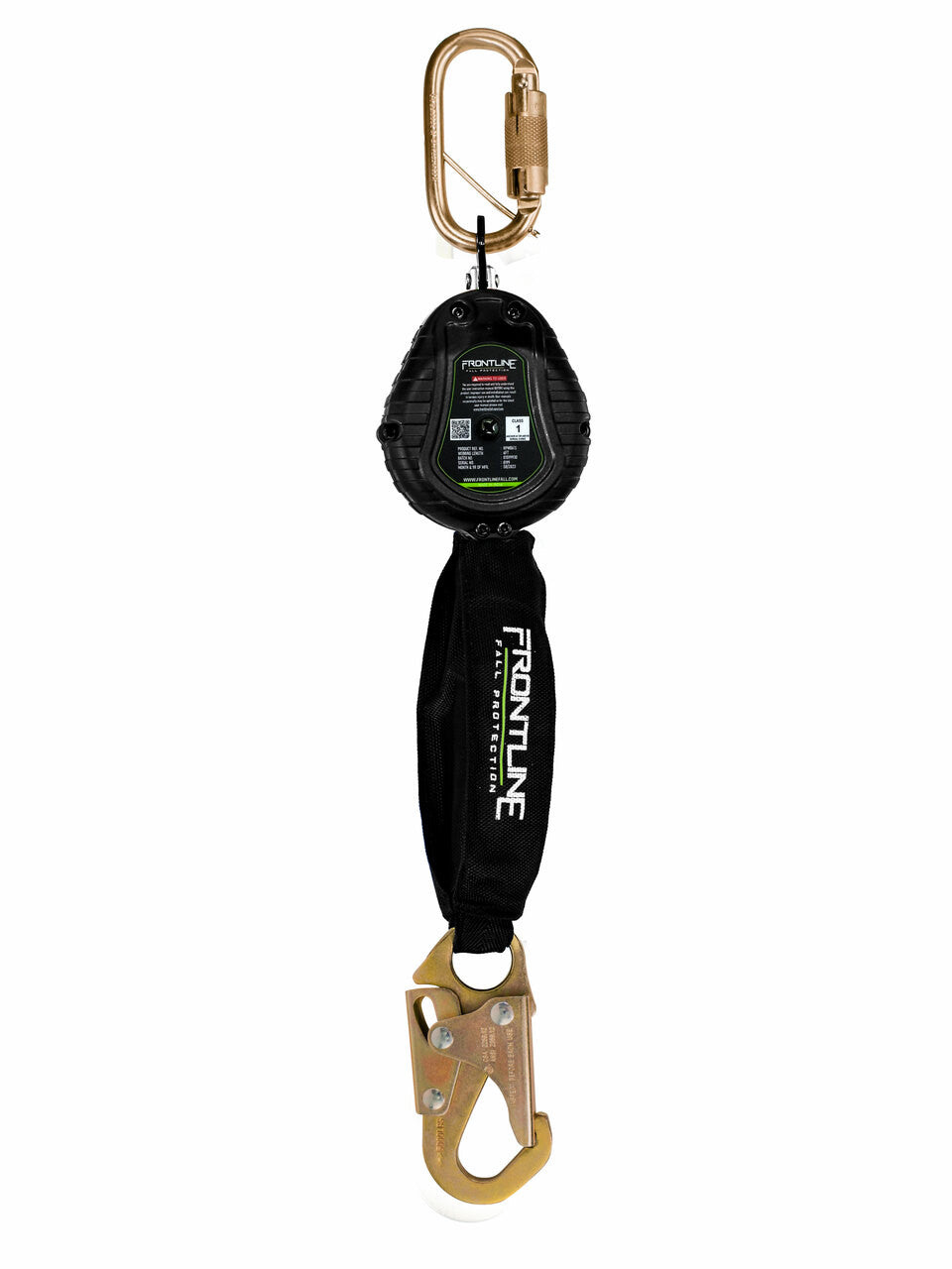 Frontline RPW061S Web Single Leg 6' SRL with Steel Snap Hook End ...