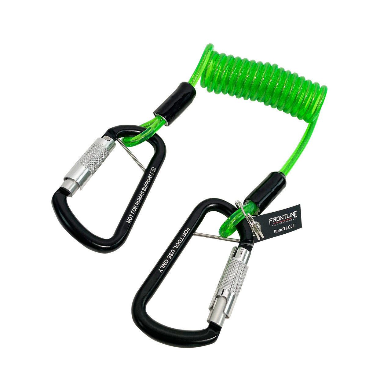 Frontline TLC05 ToolGrip™ Coil Tool Tether 5 lbs with Double Self-lock ...