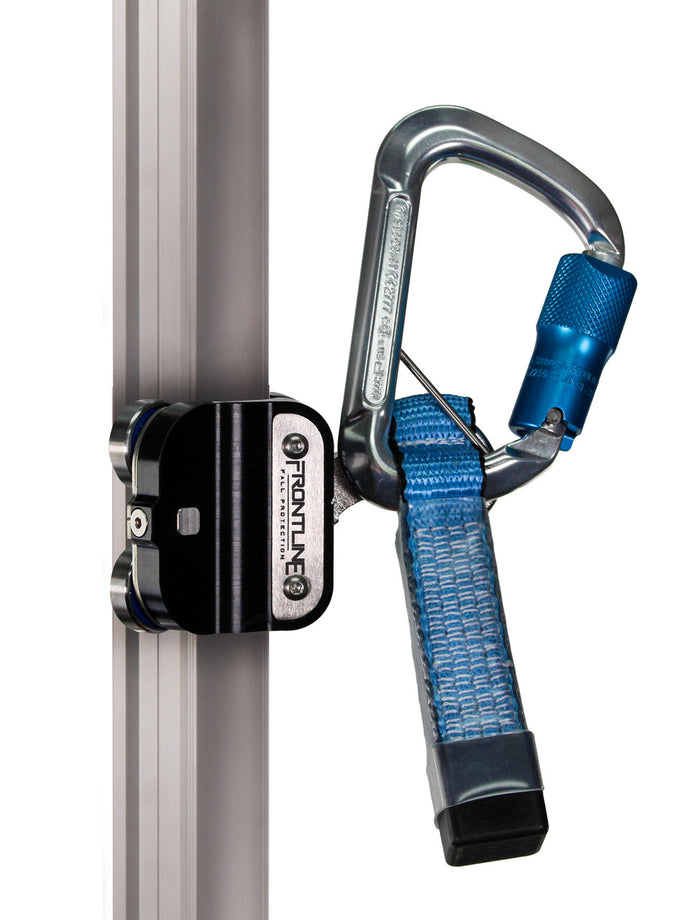Frontline TRR38 Vertical Ladder System Trolley – Frontline Fall Protection